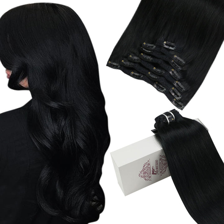 High Quality Clip in Human Hair Extension Remy Human Hair – moresoo